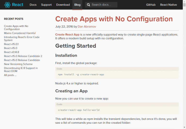[React.JS] Tip: create-react-app 사용하기 + react-hot-loader 적용 + Express.js 와 함께 사용하기 | VELOPERT.LOG